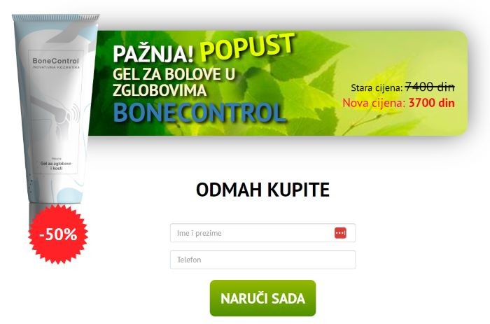 BoneControl Cena, Gde kupiti u Srbiji, Sastav, Rezultati, Forum ...